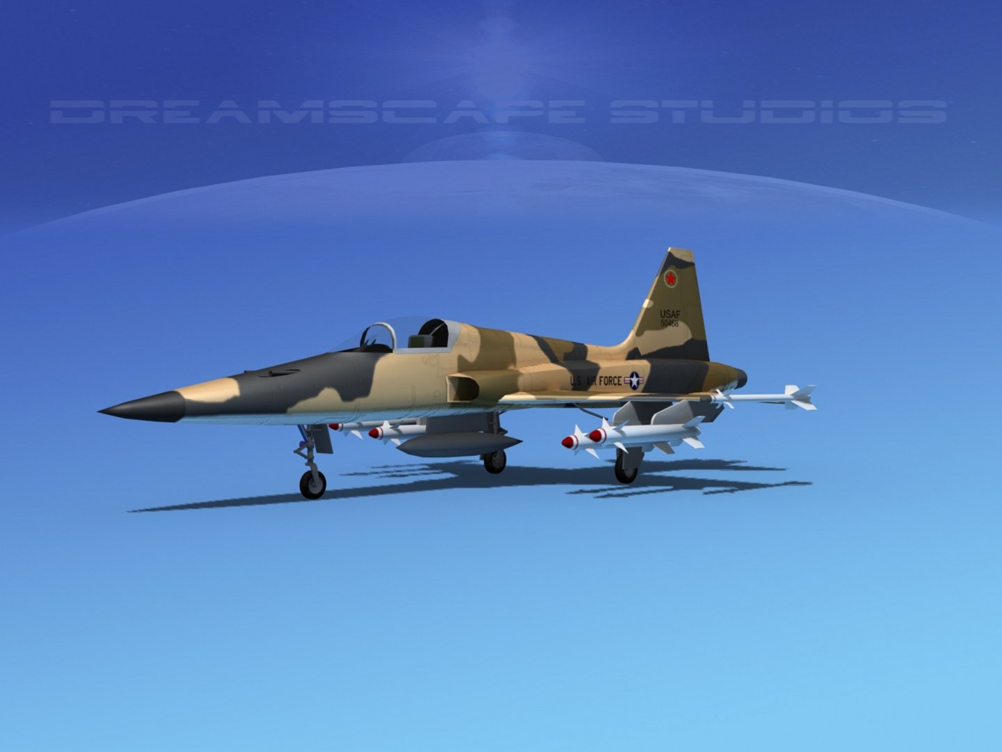 3d Model F-5 Fighter Northrop