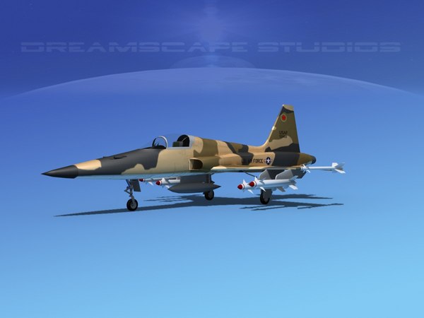 3d model f-5 fighter northrop