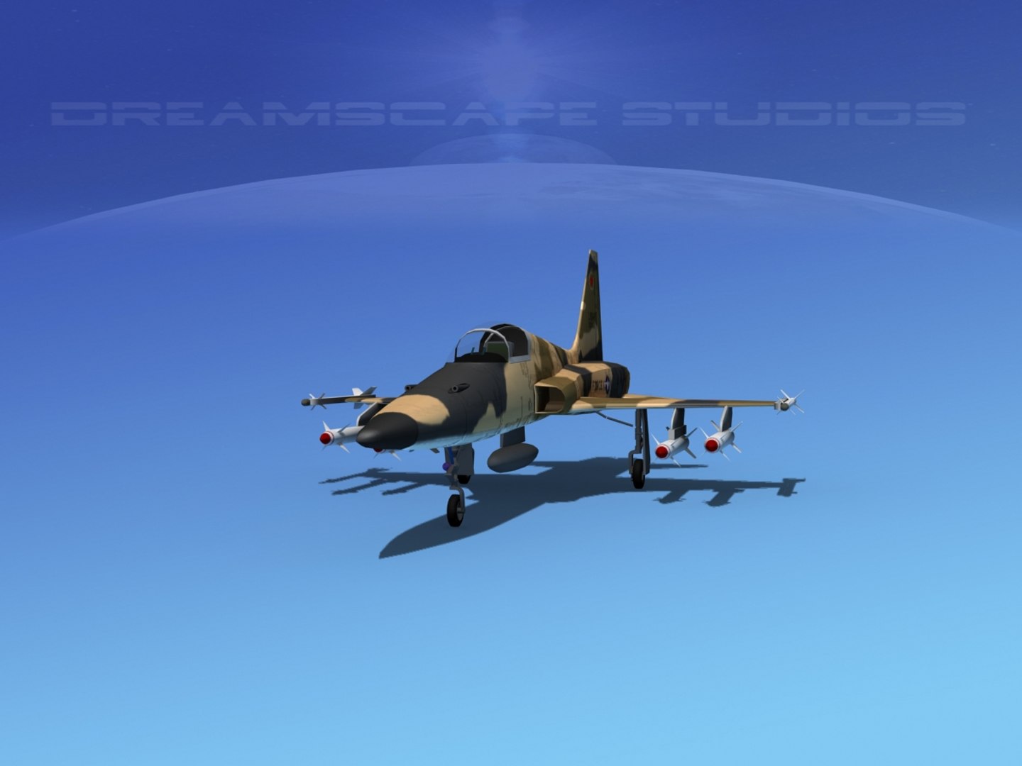 3d Model F-5 Fighter Northrop