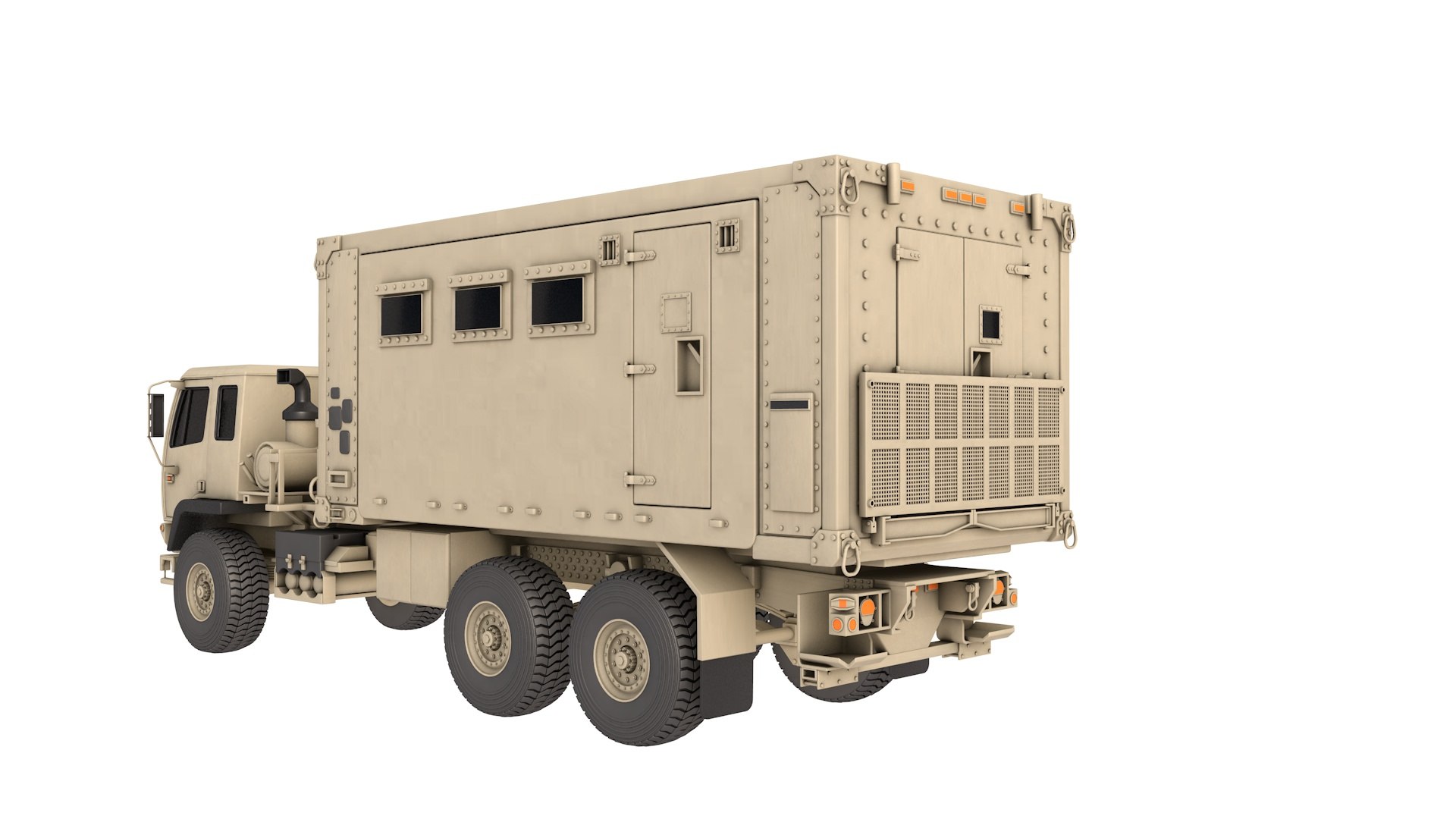 3D M1087 Expansible Van Truck - TurboSquid 2309252