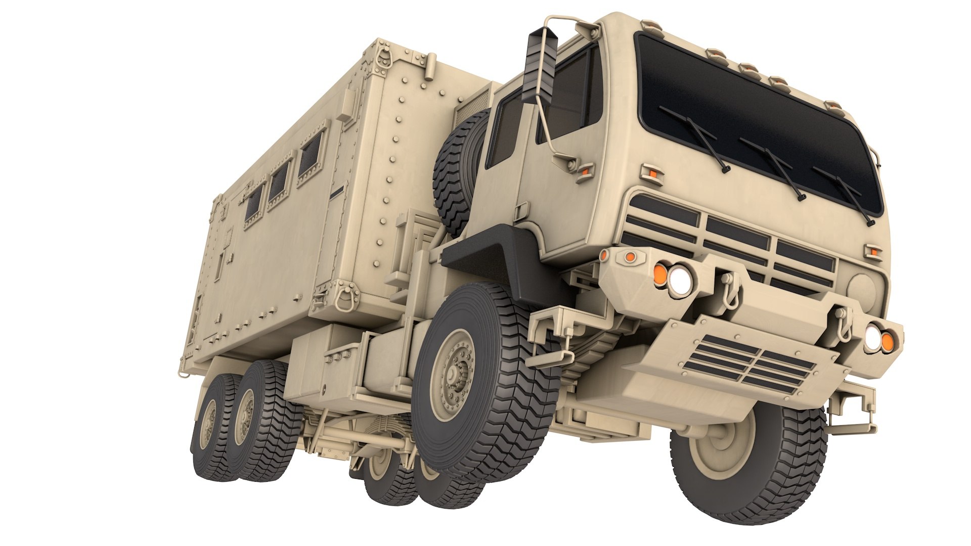 3D M1087 Expansible Van Truck - TurboSquid 2309252