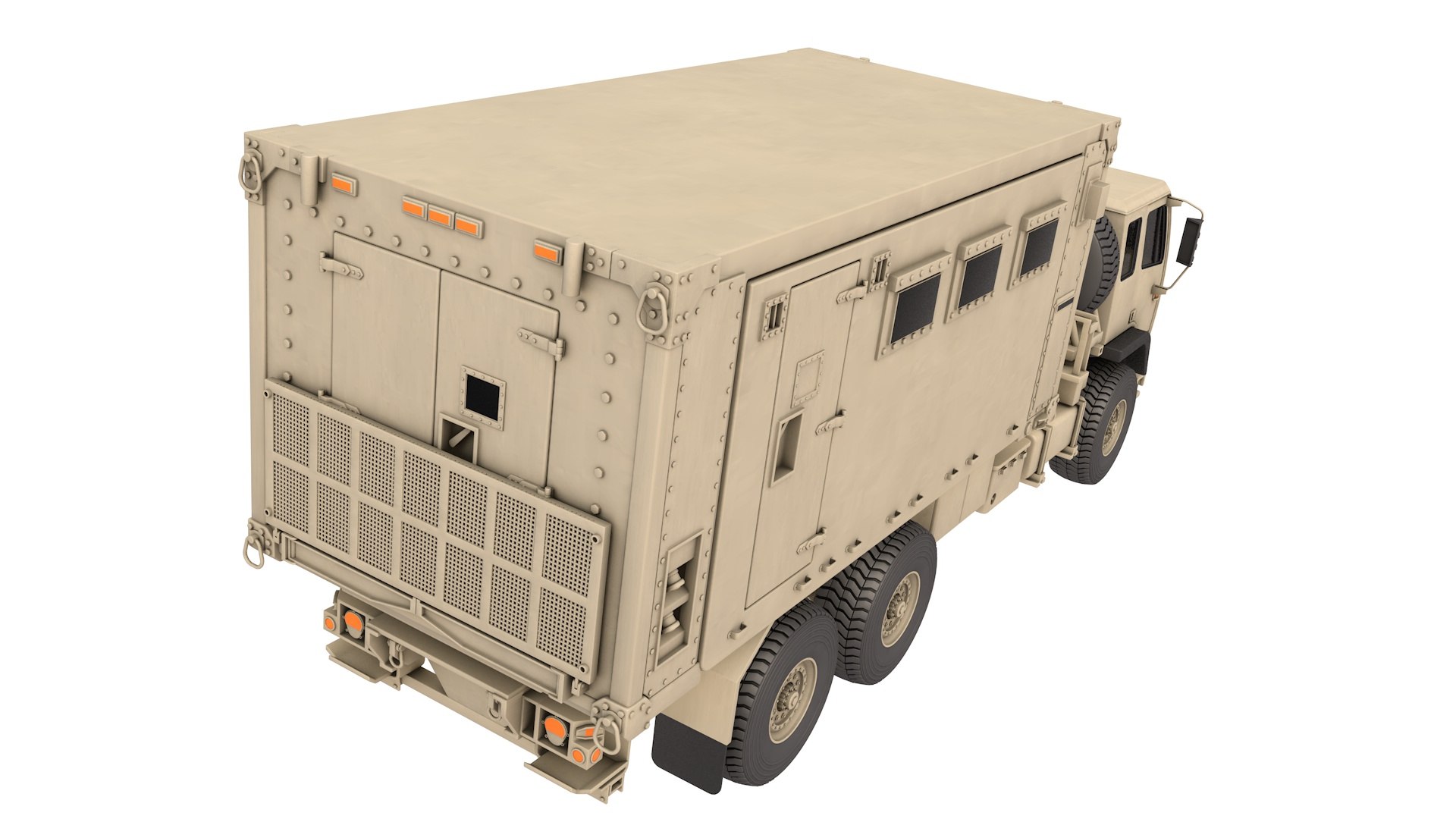 3D M1087 Expansible Van Truck - TurboSquid 2309252