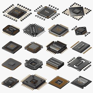 3D Computer Chip Models - Browse & Download Formats - TurboSquid