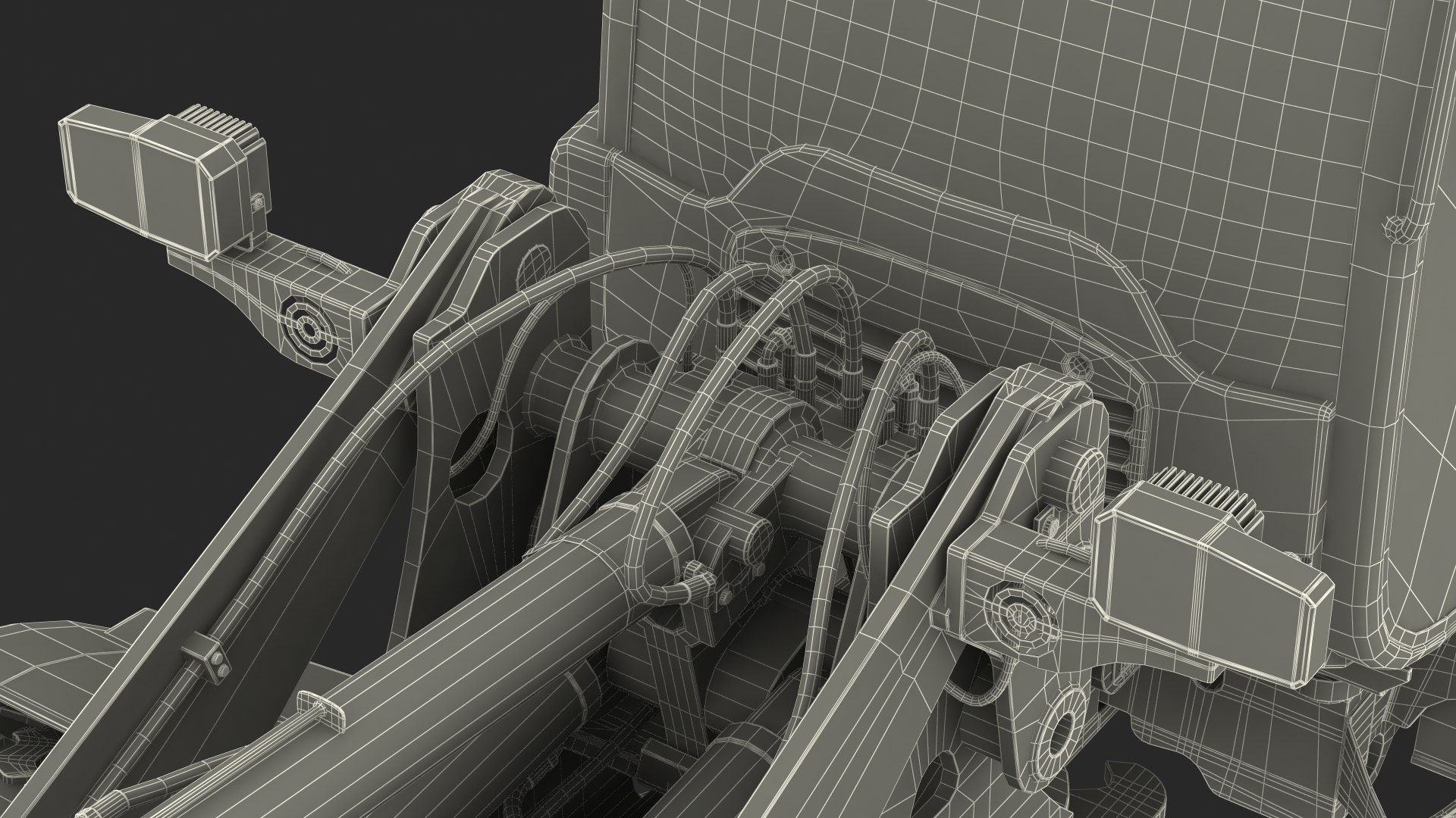 Electric Loader With Material Handling Arm 3D Model - TurboSquid 1938462