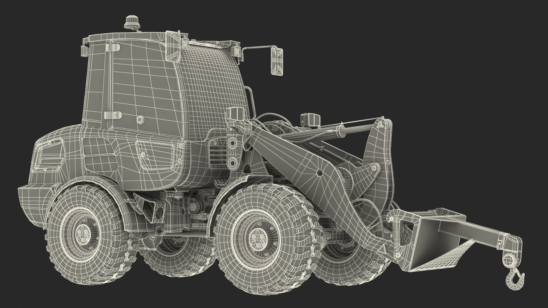 Electric Loader With Material Handling Arm 3D Model - TurboSquid 1938462