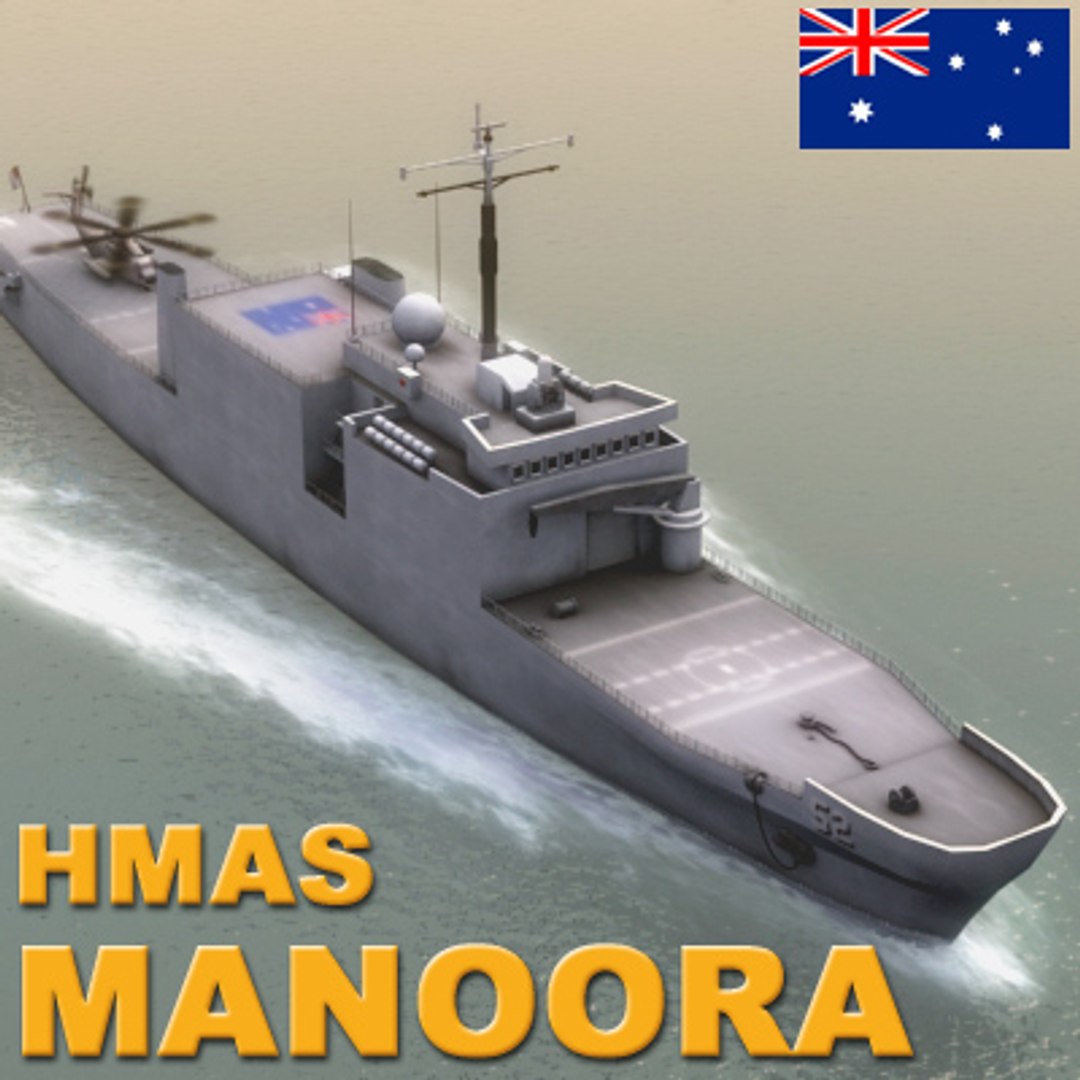 3d Manoora Ship Model