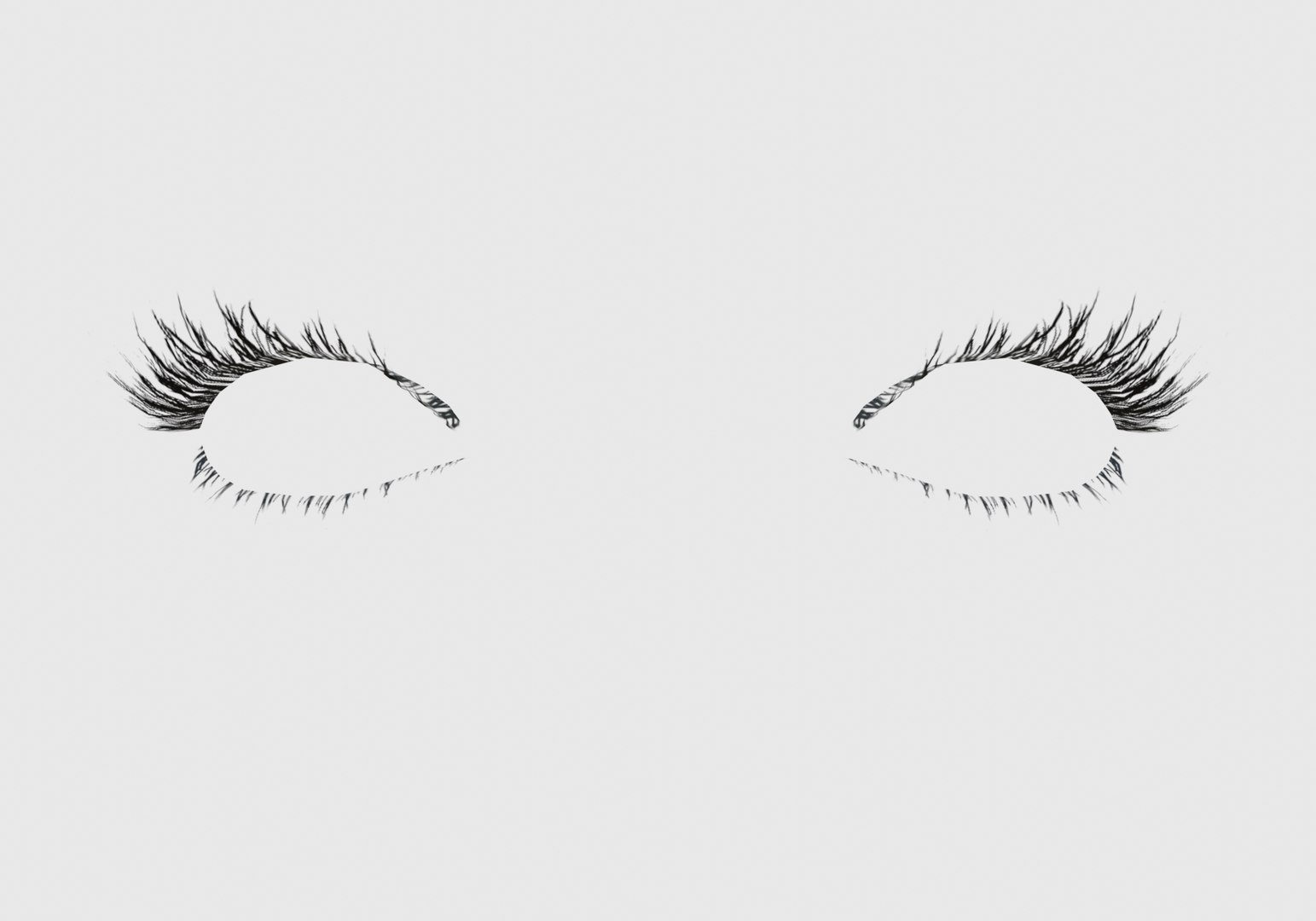 Basic Long Eyelashes 3D Model - TurboSquid 1959321