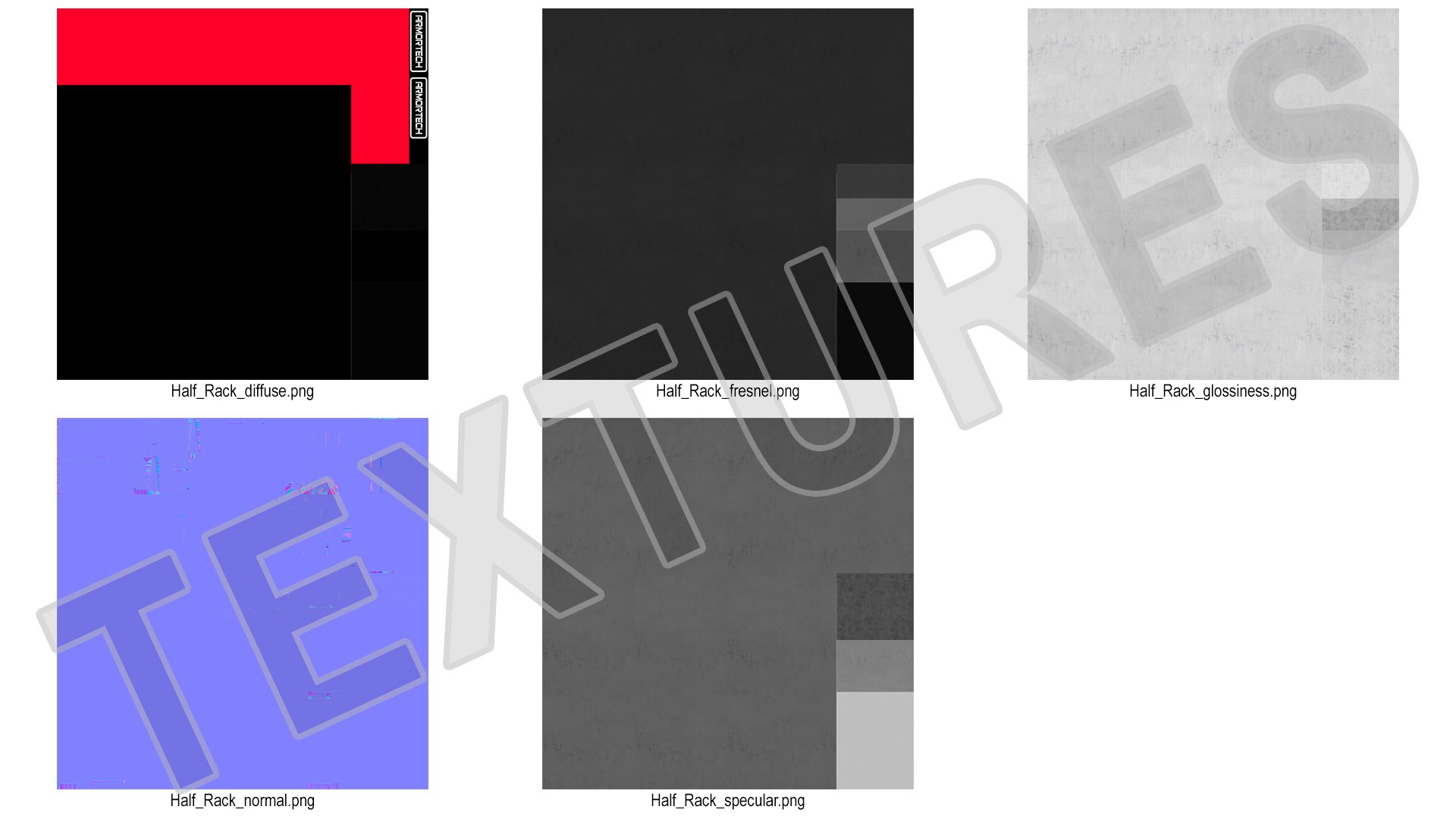 Armortech Half Rack HR33 3D model - TurboSquid 1827469