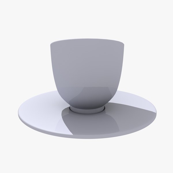 3d tea cups