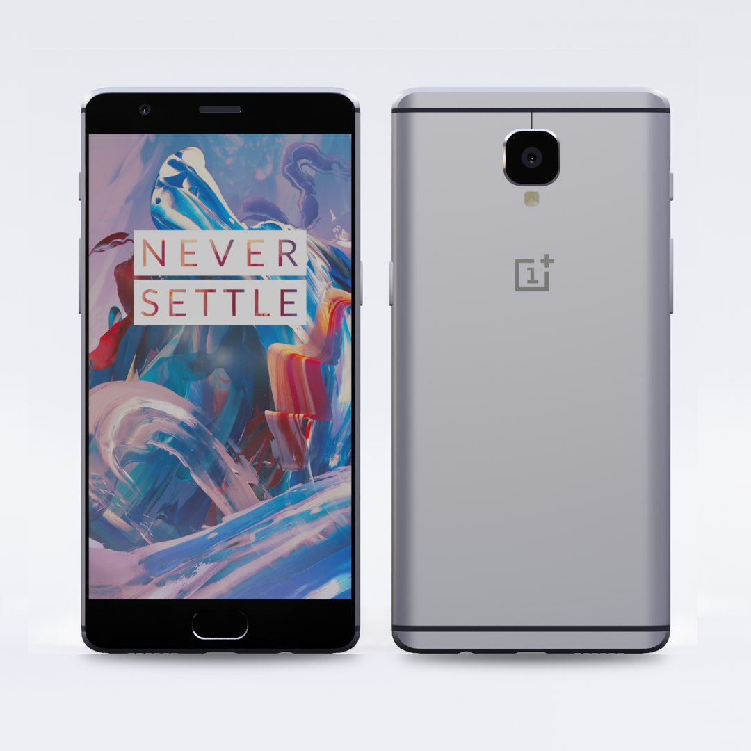 3D OnePlus 3 Model - TurboSquid 1967498