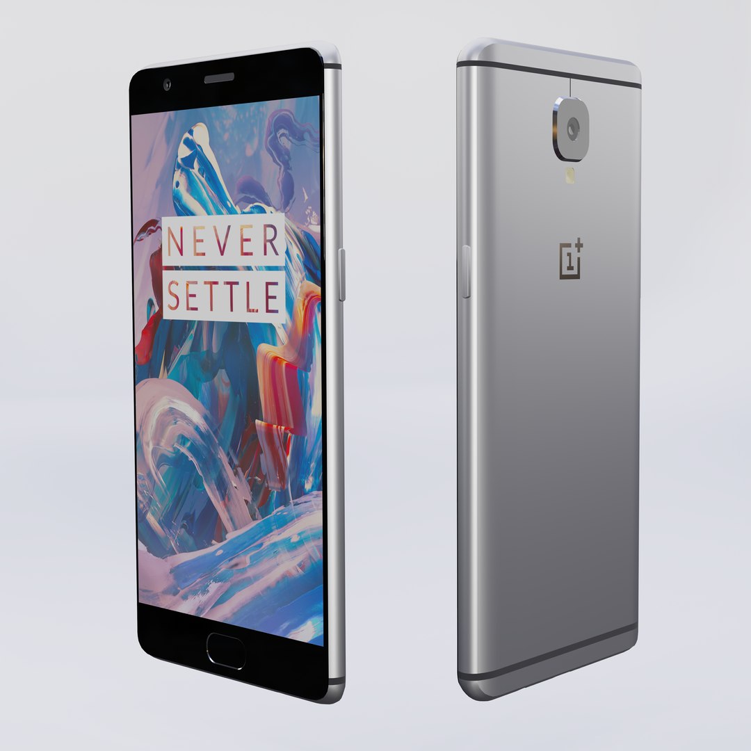 3D OnePlus 3 Model - TurboSquid 1967498