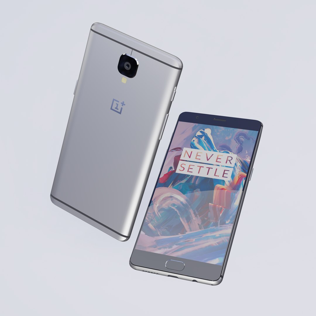 3D OnePlus 3 Model - TurboSquid 1967498