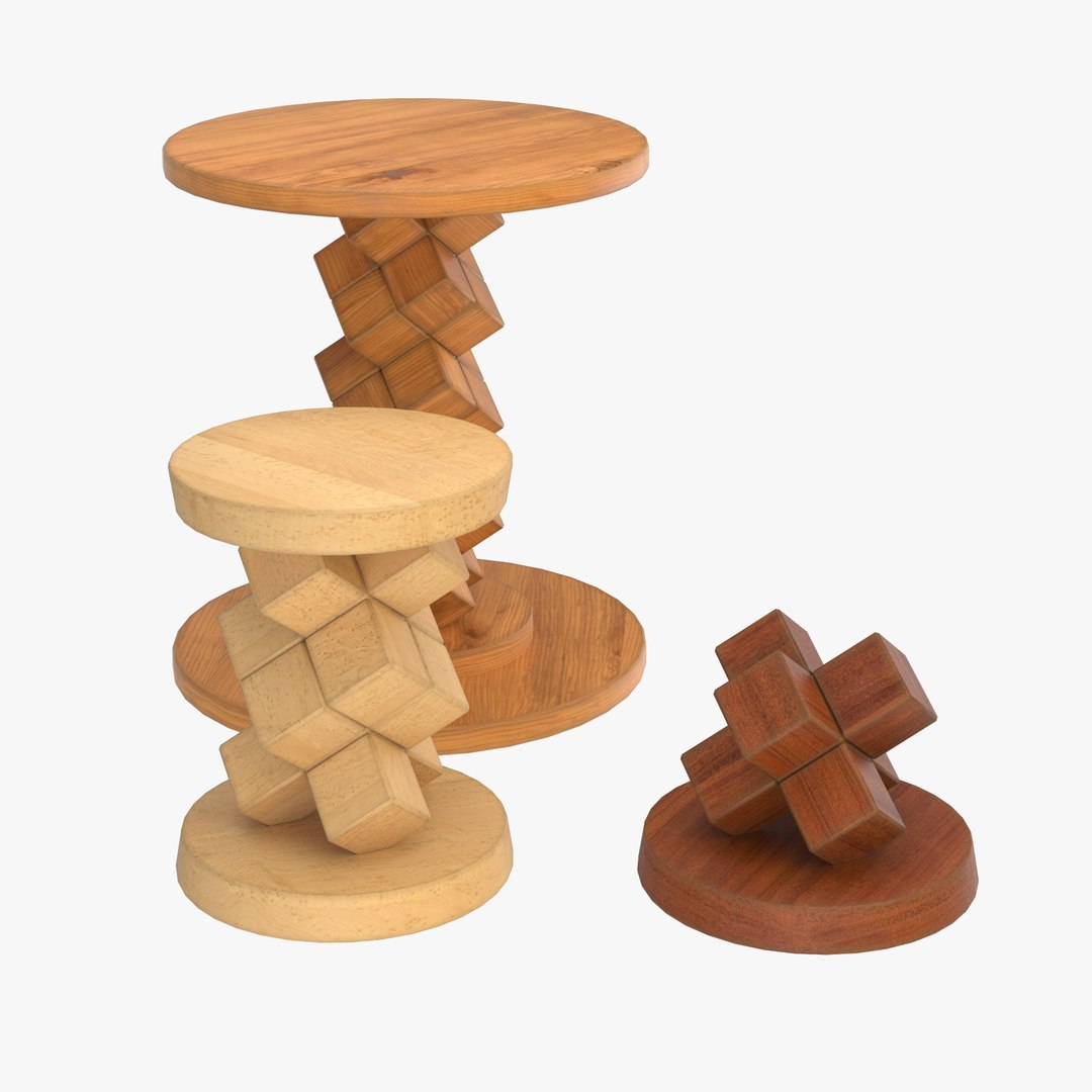 - Wooden Coffee 3D Model - TurboSquid 1697474