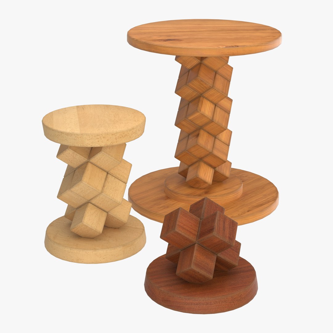 - Wooden Coffee 3D Model - TurboSquid 1697474