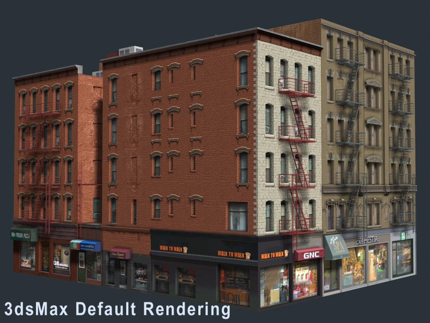 New York Buildings East 3D Model - TurboSquid 1252330