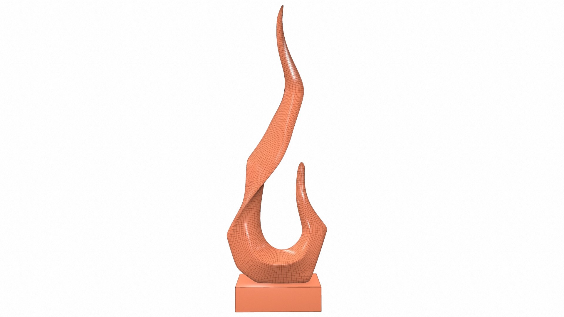 3D Abstract sculpture M052 model - TurboSquid 1870356