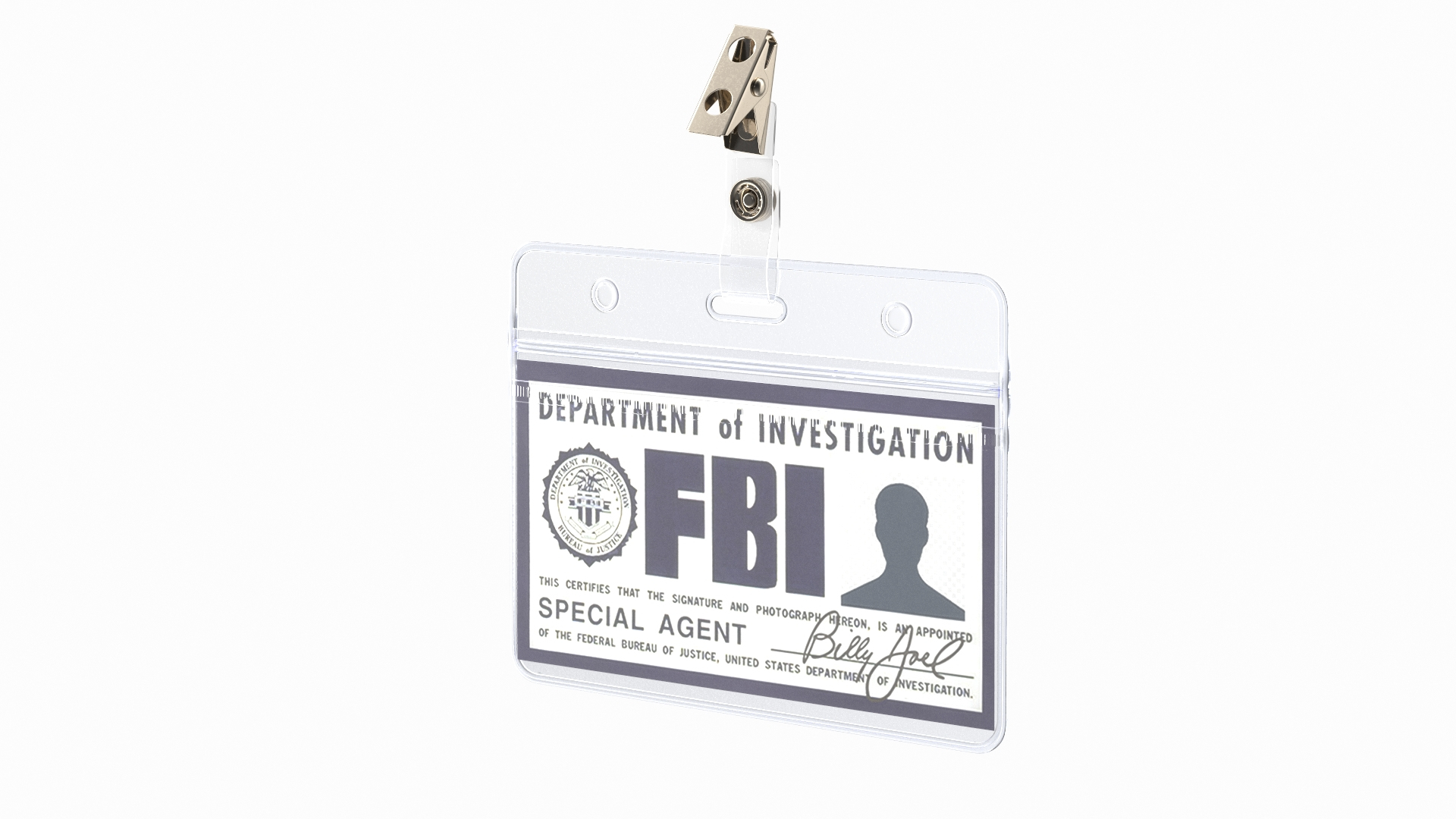 Transparent FBI Badge Holder 3D - TurboSquid 1841736