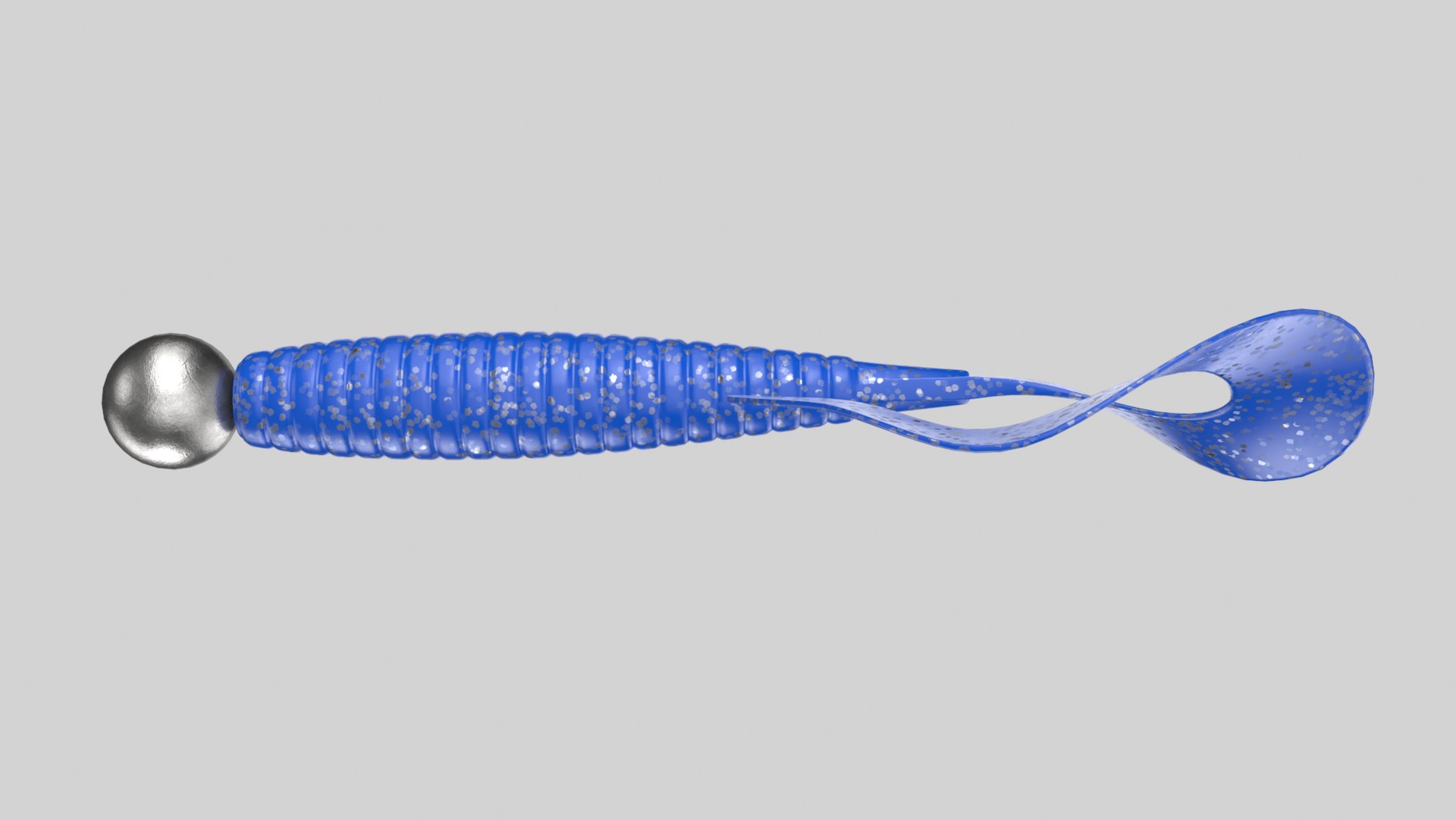 3D Curly Tail Fishing Lure 02 Model - TurboSquid 1981692