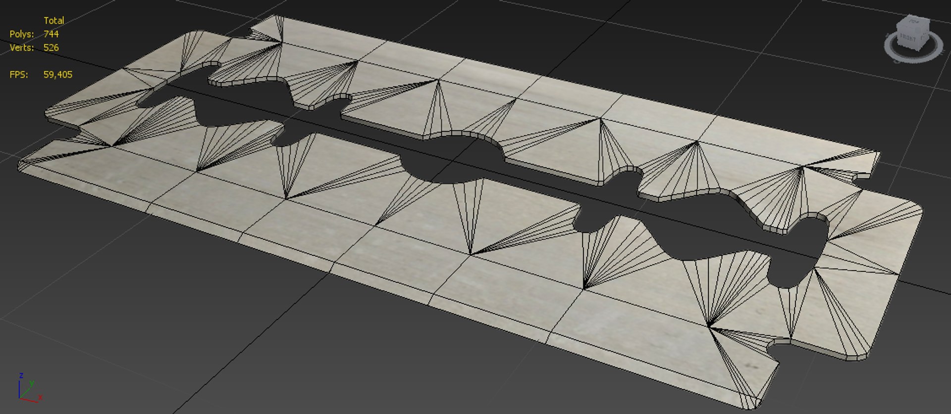 Razor Blade 3d Model