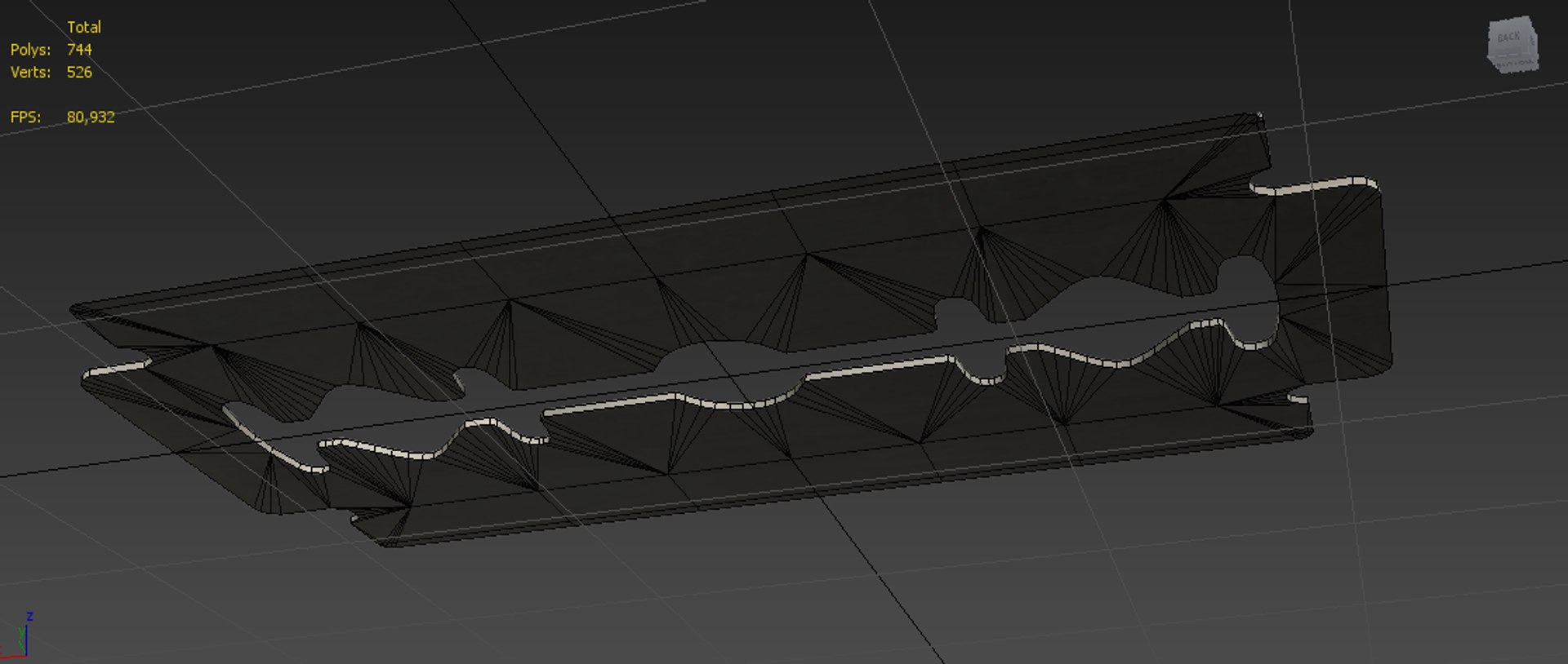 Razor Blade 3d Model