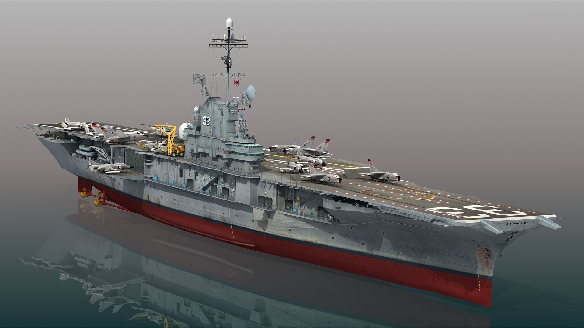 Uss kearsarge cvs 33 3D model - TurboSquid 1533692