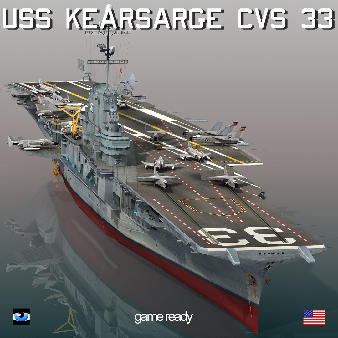 Uss kearsarge cvs 33 3D model - TurboSquid 1533692