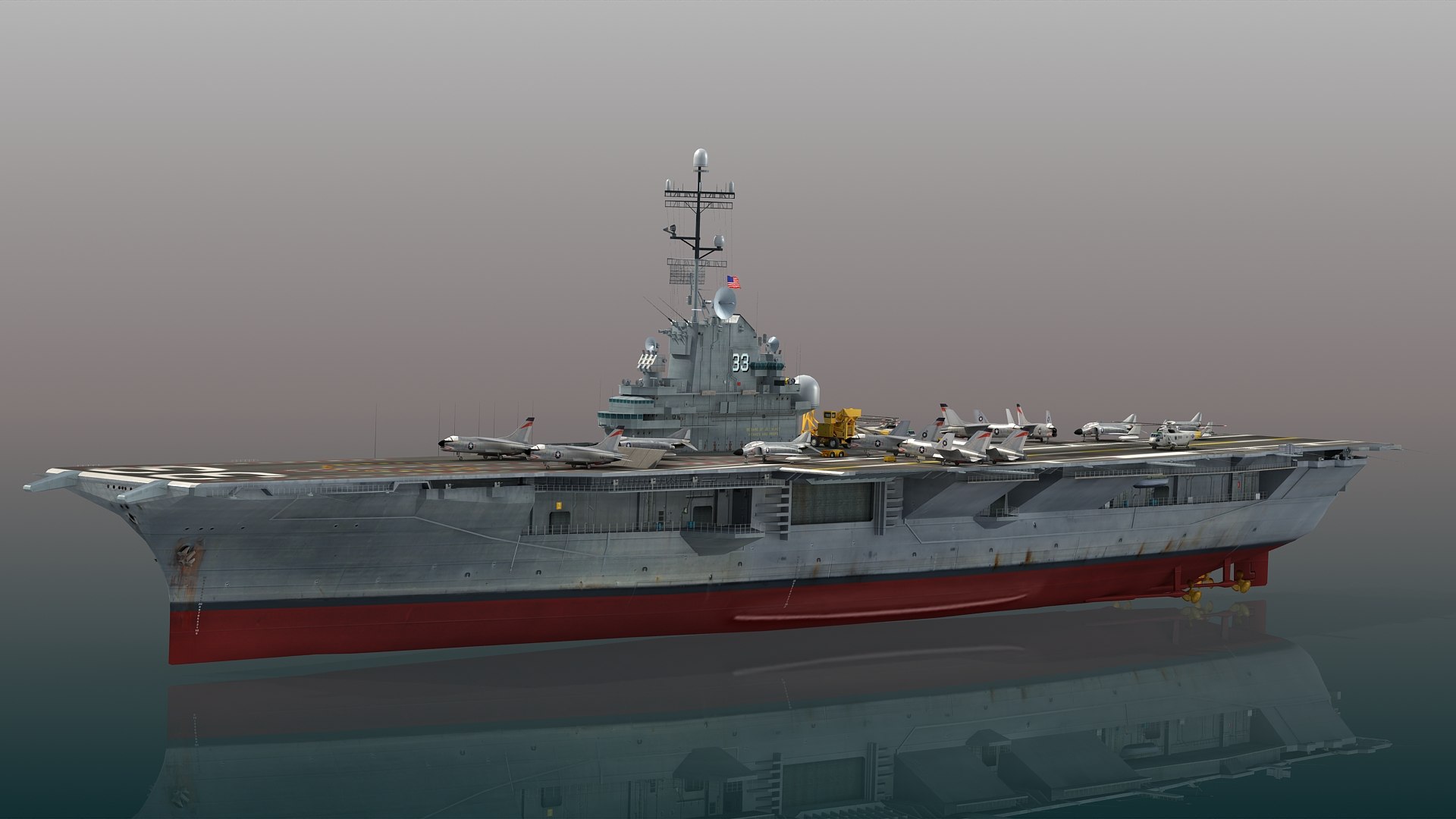 Uss kearsarge cvs 33 3D model - TurboSquid 1533692
