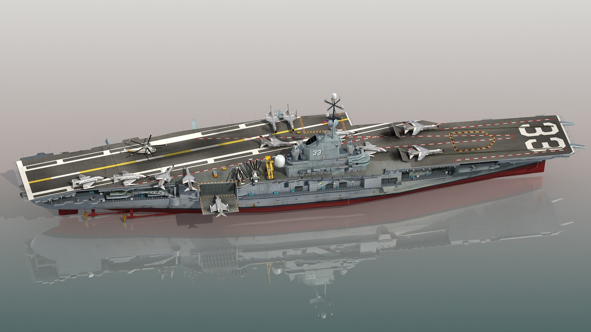 Uss kearsarge cvs 33 3D model - TurboSquid 1533692