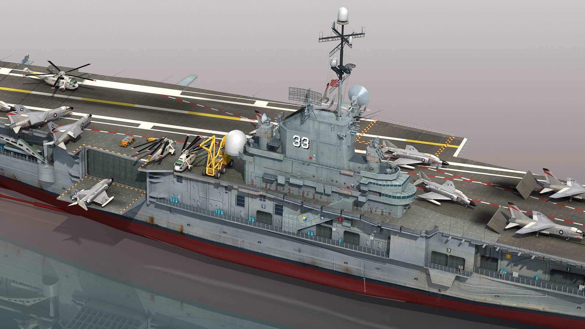 Uss kearsarge cvs 33 3D model - TurboSquid 1533692