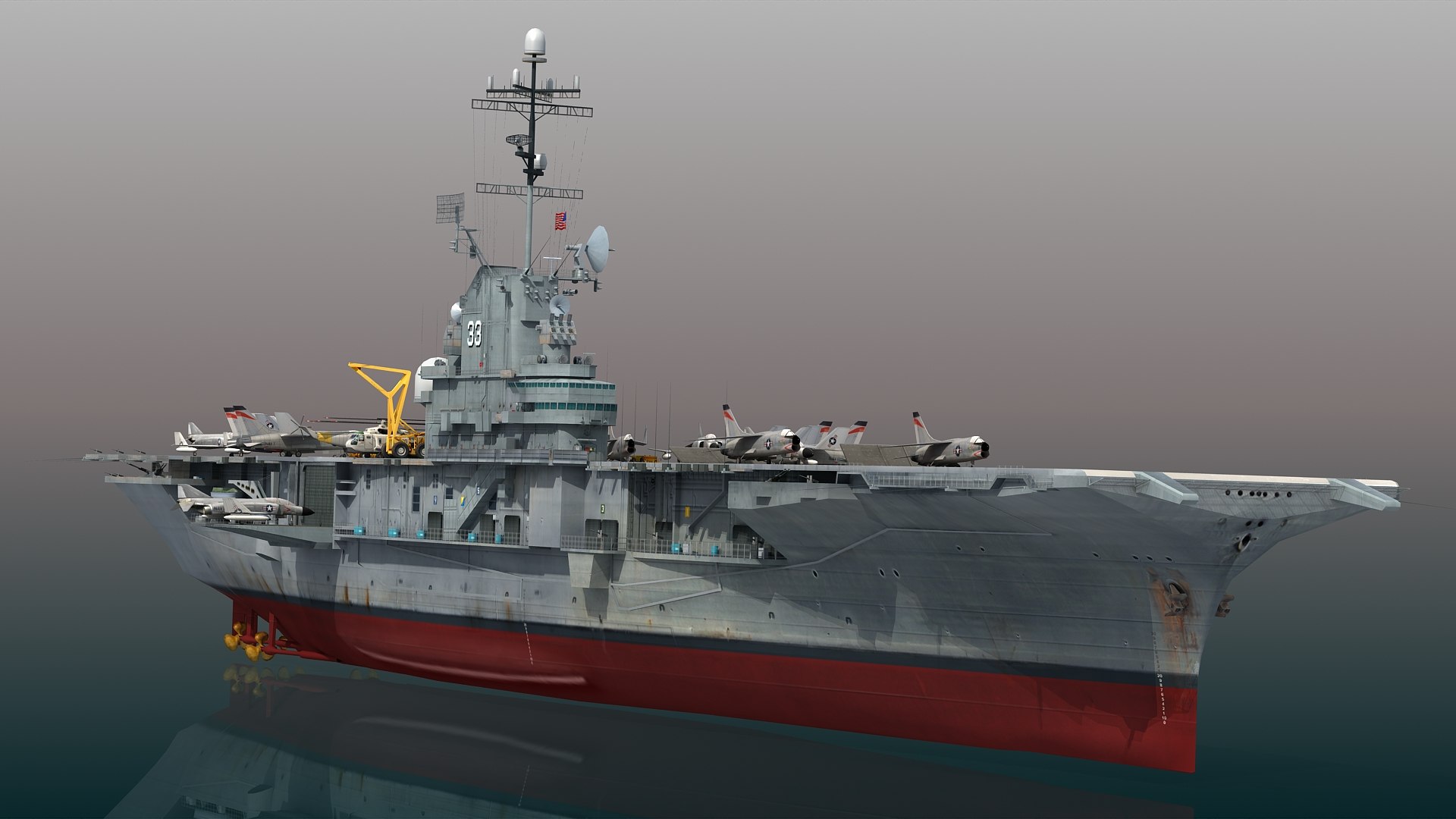 Uss kearsarge cvs 33 3D model - TurboSquid 1533692