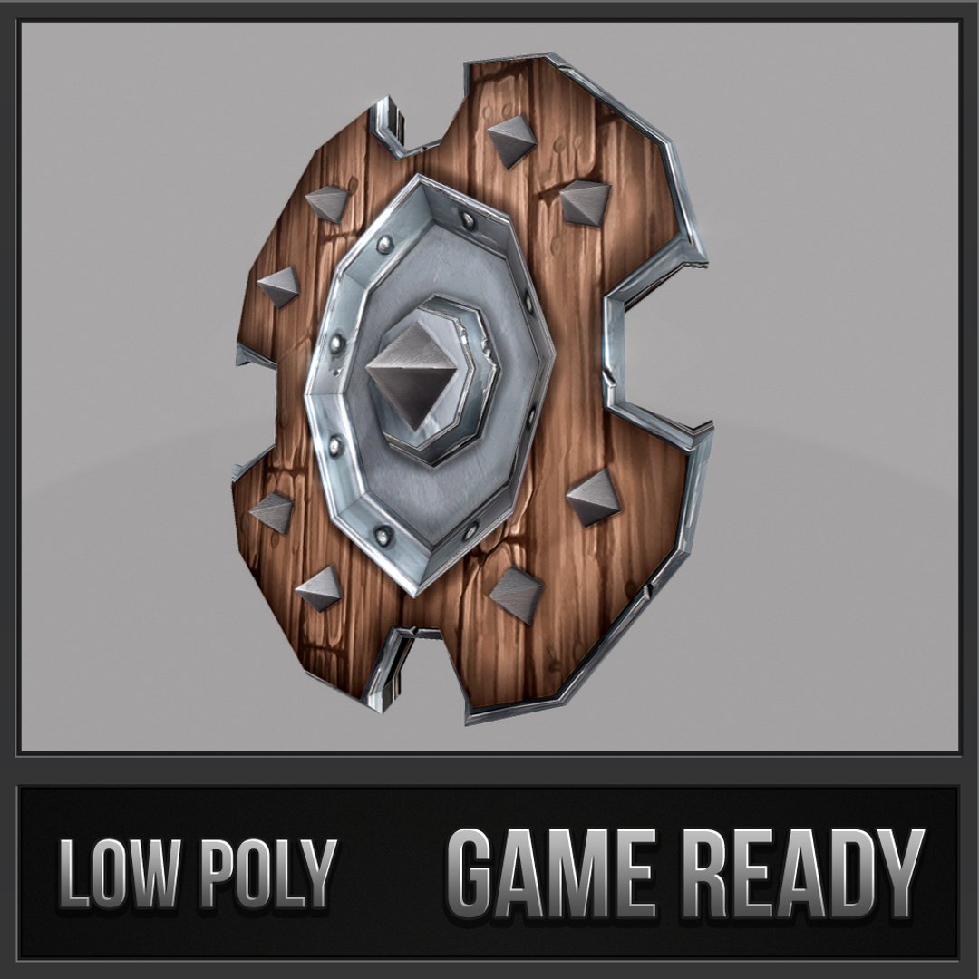 shield 03 medieval fantasy 3d 3ds