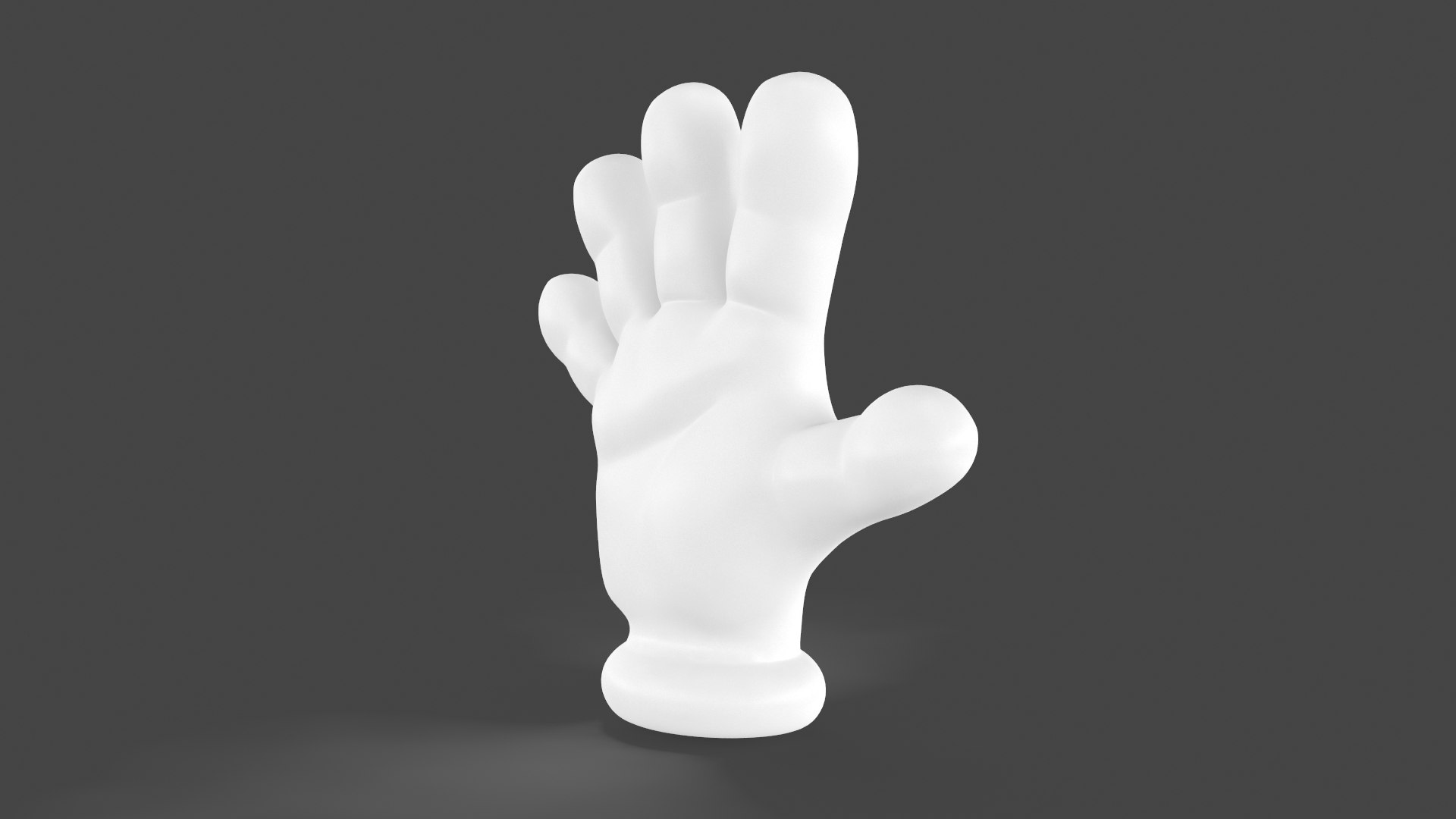 Cartoon Hand 3D Model - TurboSquid 1698619