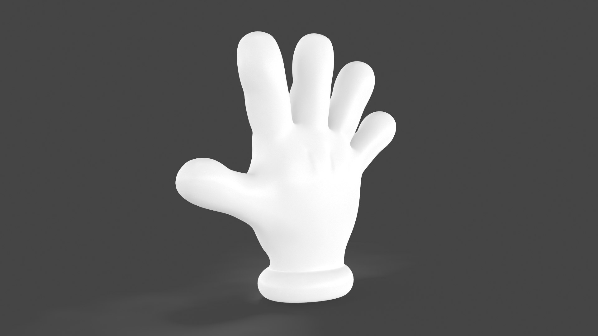 Cartoon Hand 3D Model - TurboSquid 1698619
