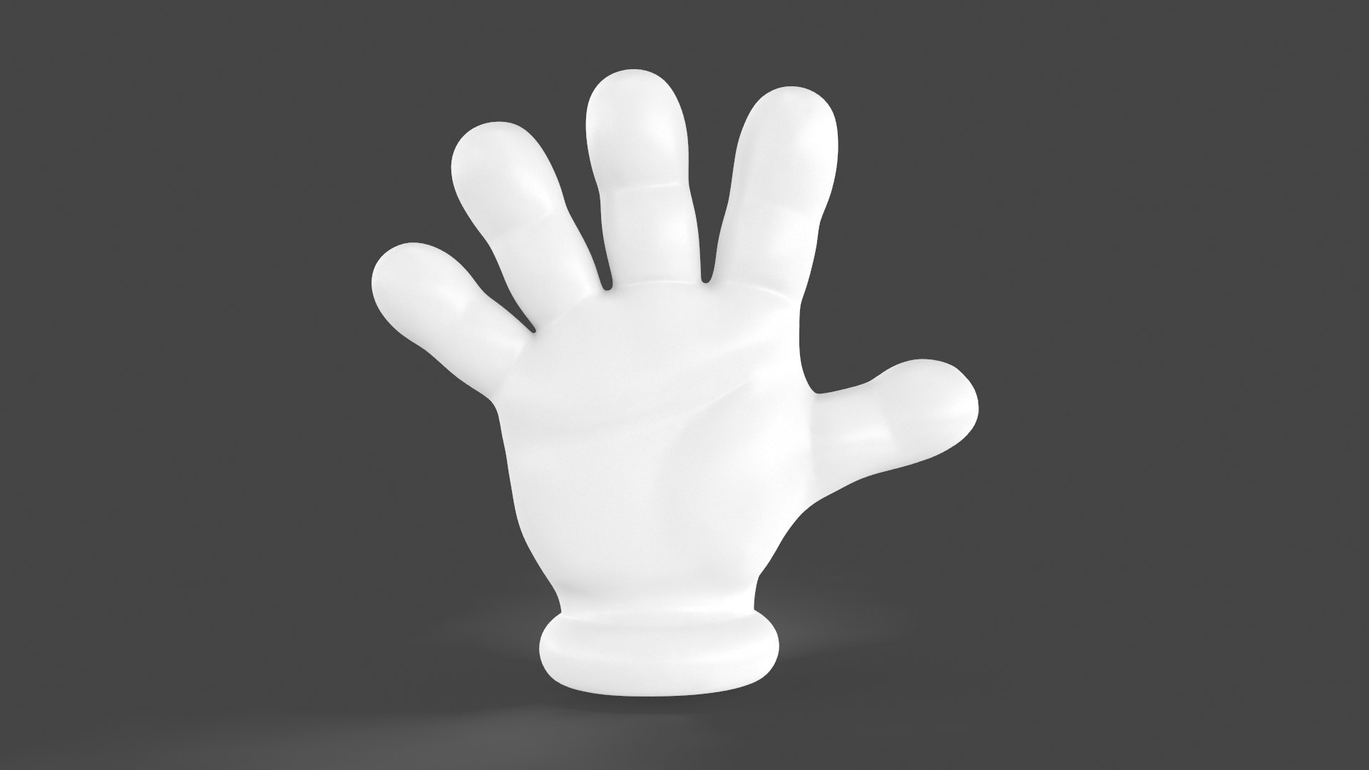 Cartoon Hand 3D Model - TurboSquid 1698619