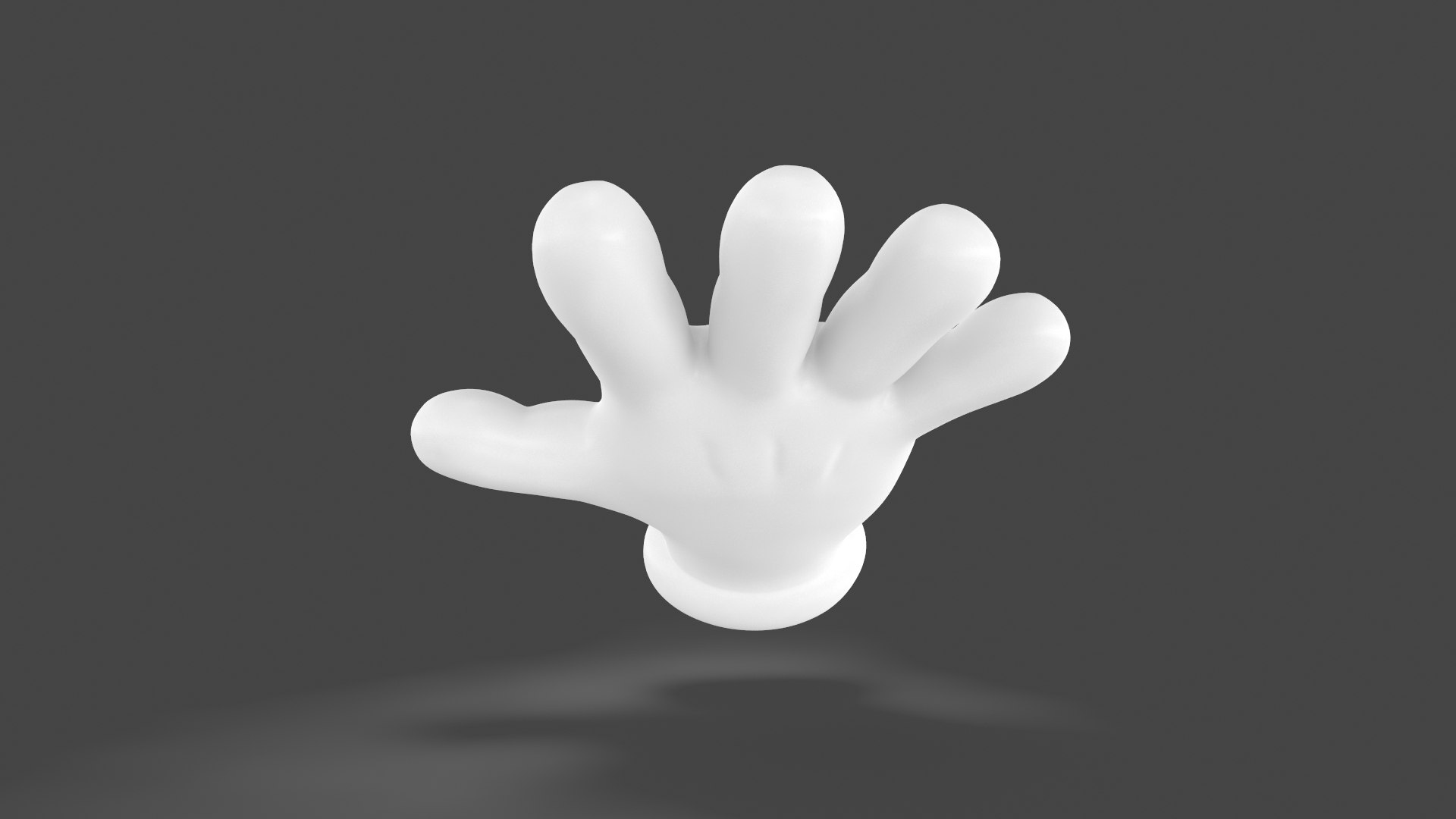 Cartoon Hand 3D Model - TurboSquid 1698619