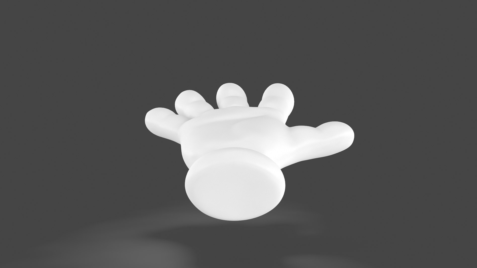 Cartoon Hand 3D Model - TurboSquid 1698619