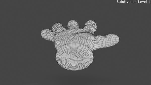 modelo 3d Mano de dibujos animados 8 - TurboSquid 1698619
