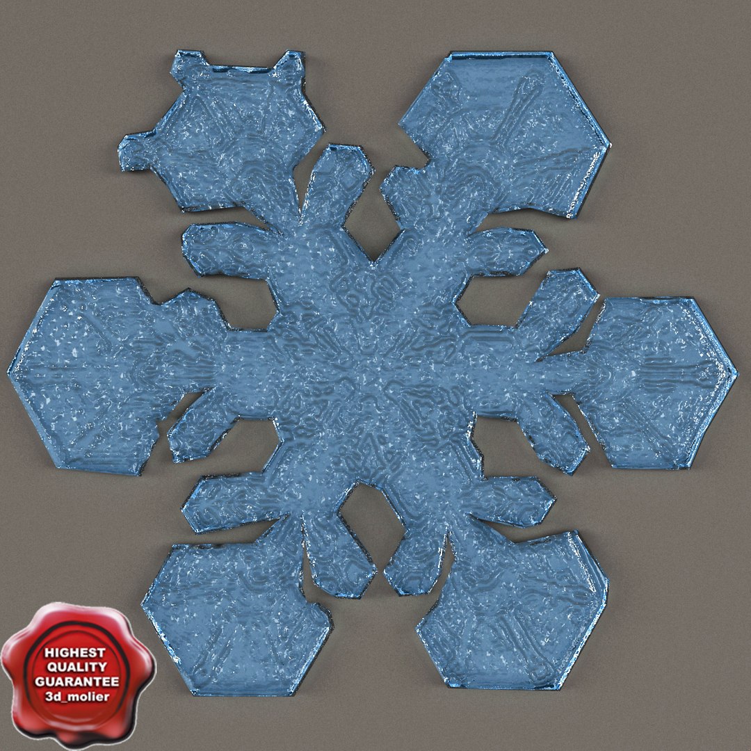 3d snowflake v1