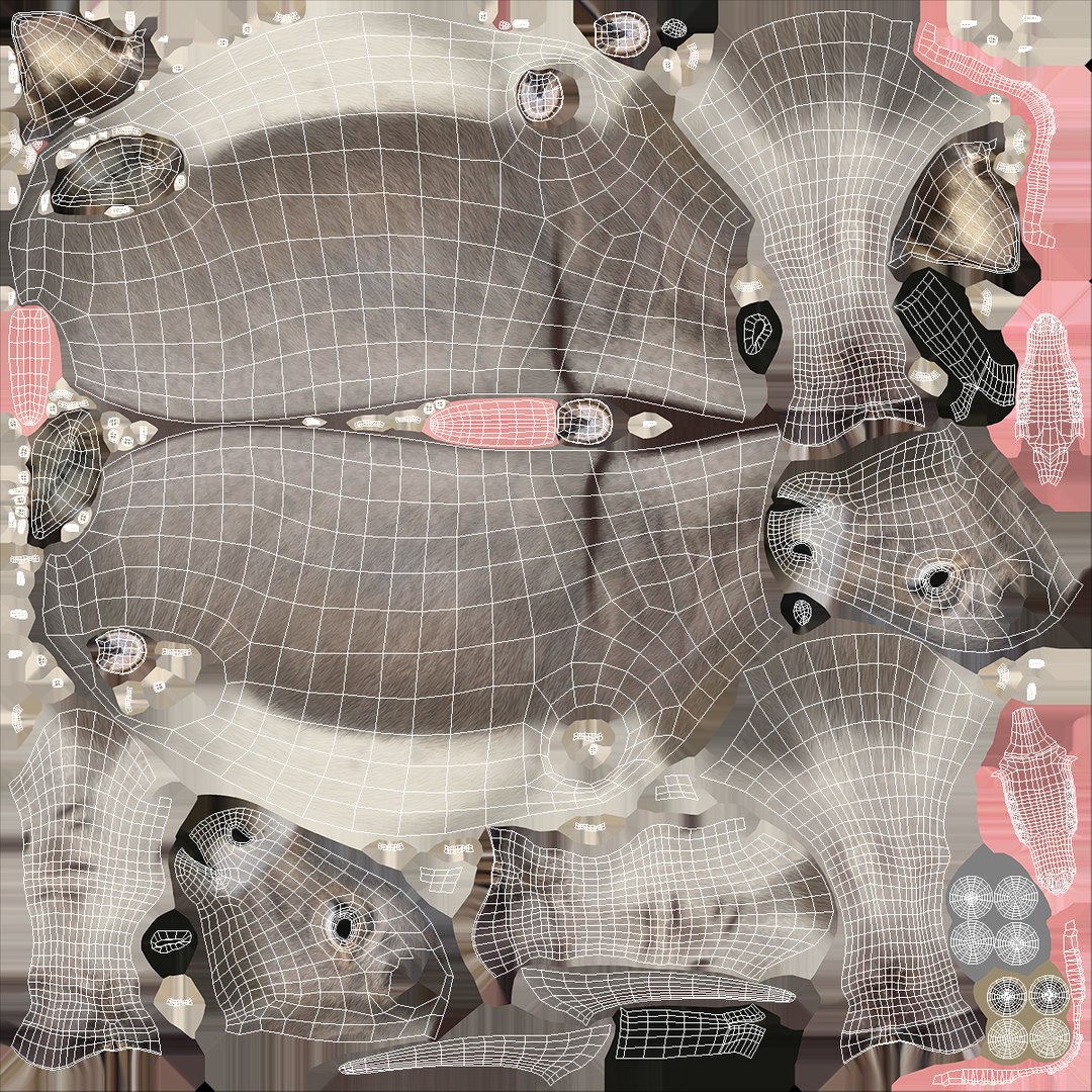 Mid-Jump Draft Donkey 3D Model - TurboSquid 2421870