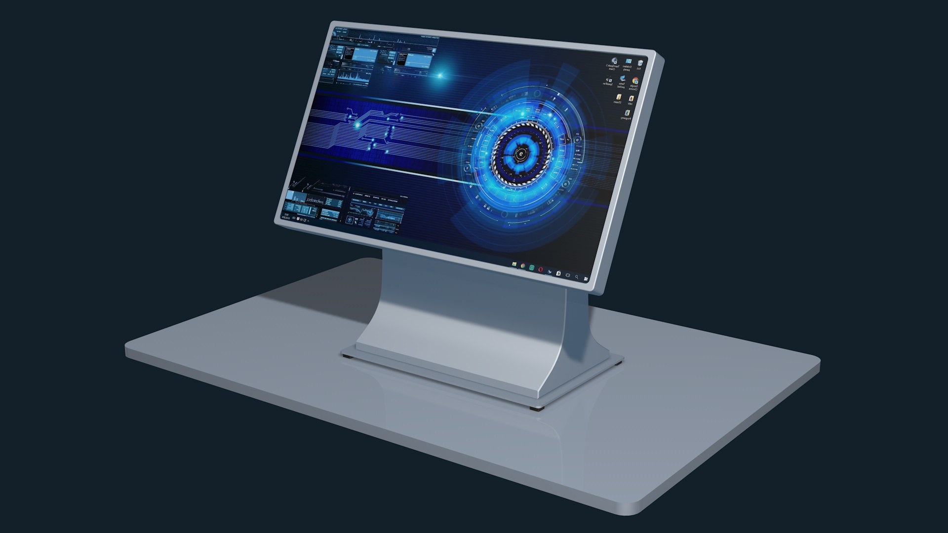 Interactive Touch Table 3D Model - TurboSquid 1702364
