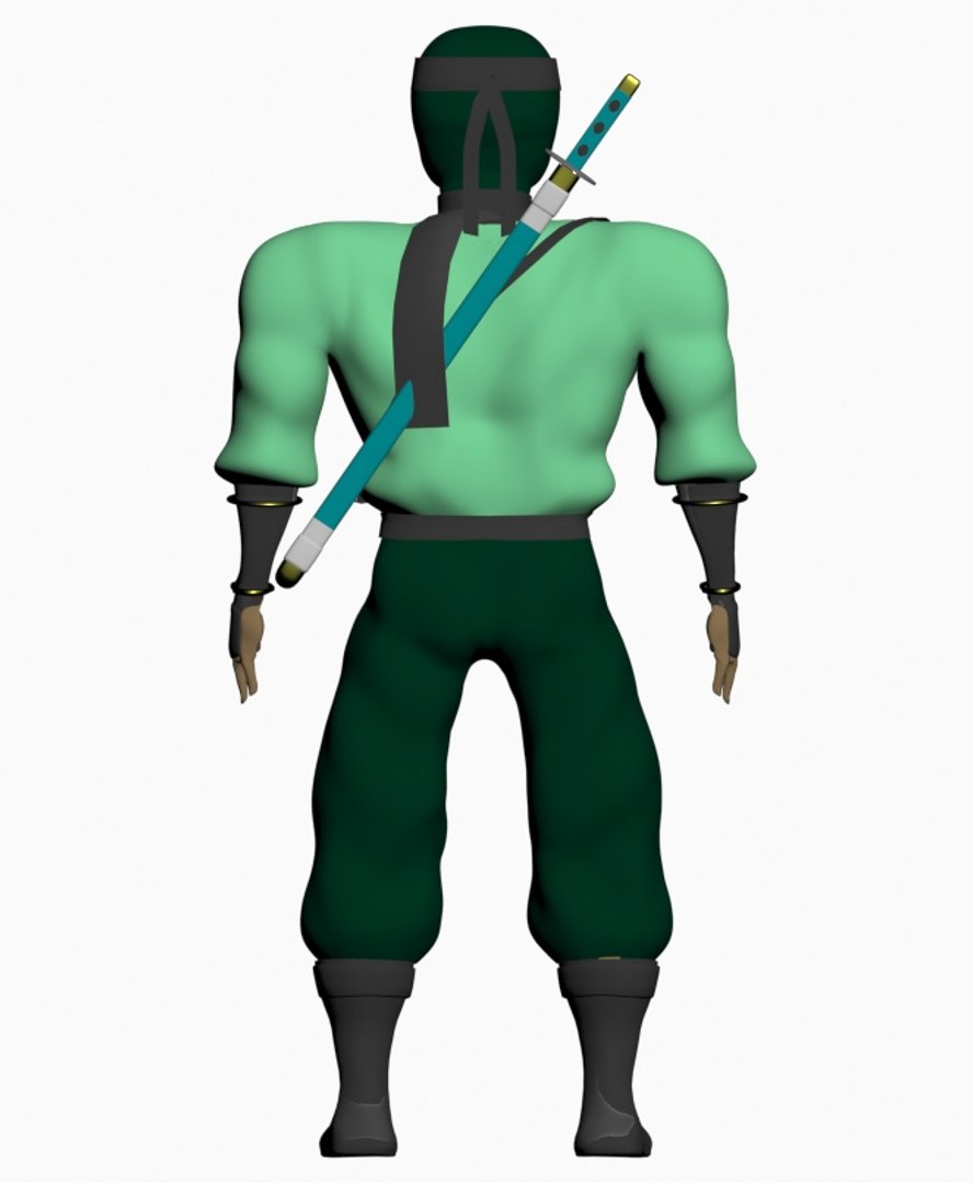 Ninja 3D Model - TurboSquid 1587245