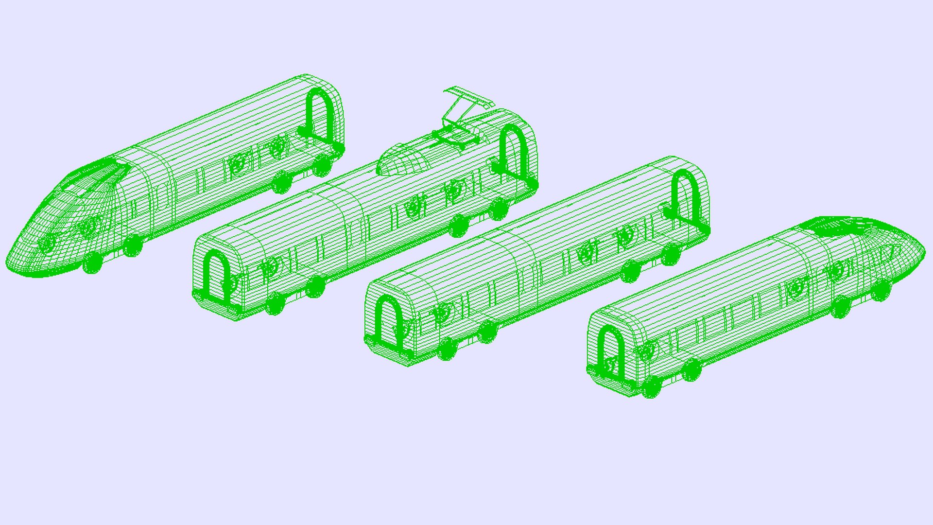 Ice 3 Electric Passenger Train Model - TurboSquid 1708070