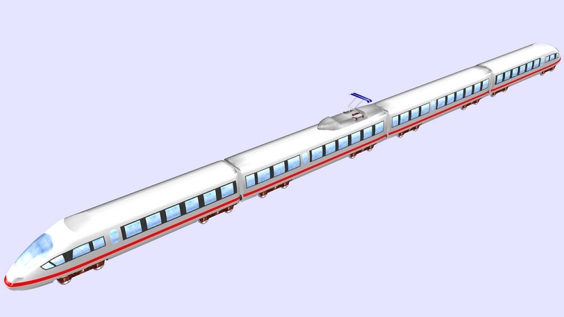 Ice 3 Electric Passenger Train Model - TurboSquid 1708070