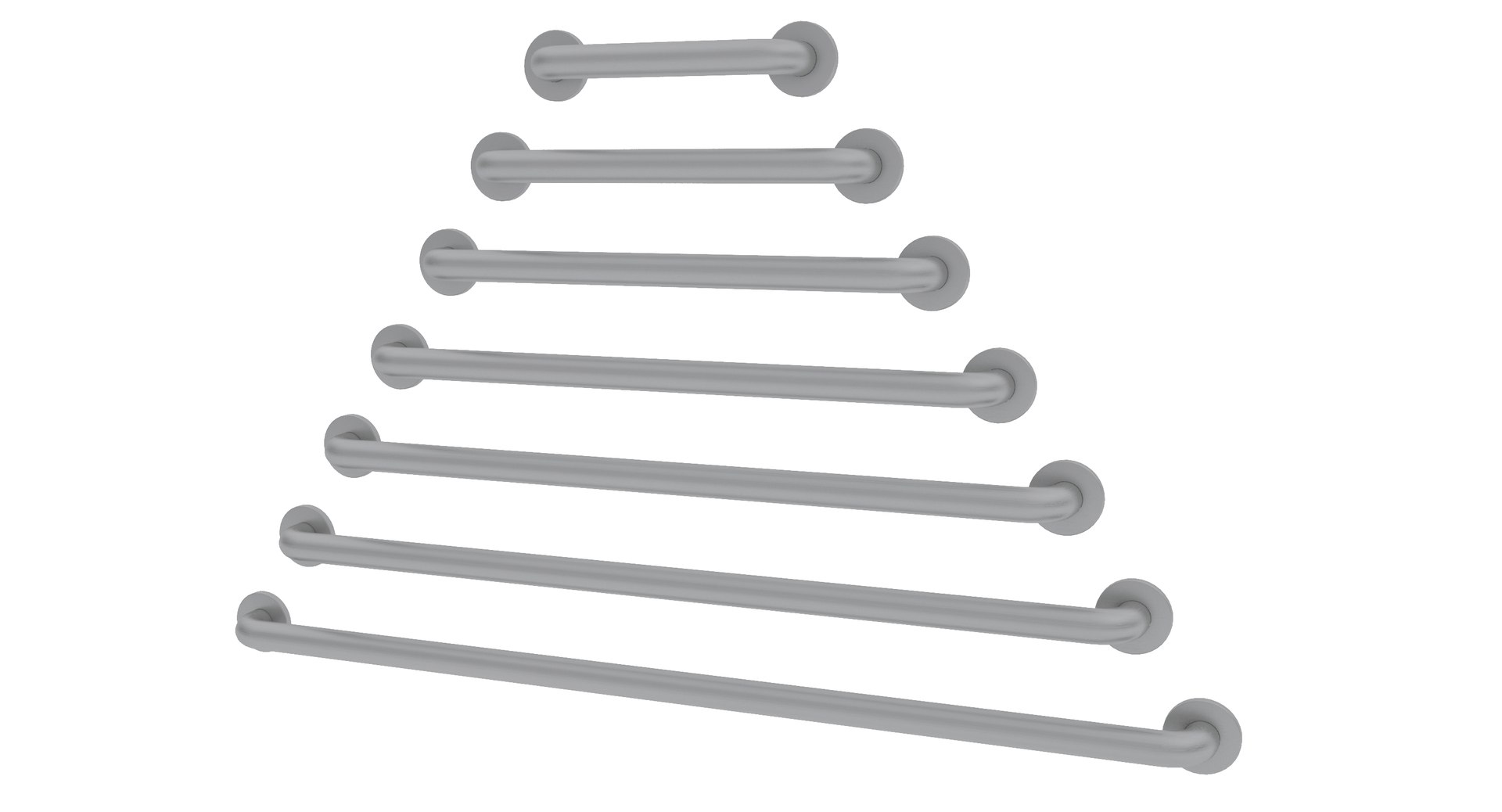 Grab Bars 3D Model - TurboSquid 1205982