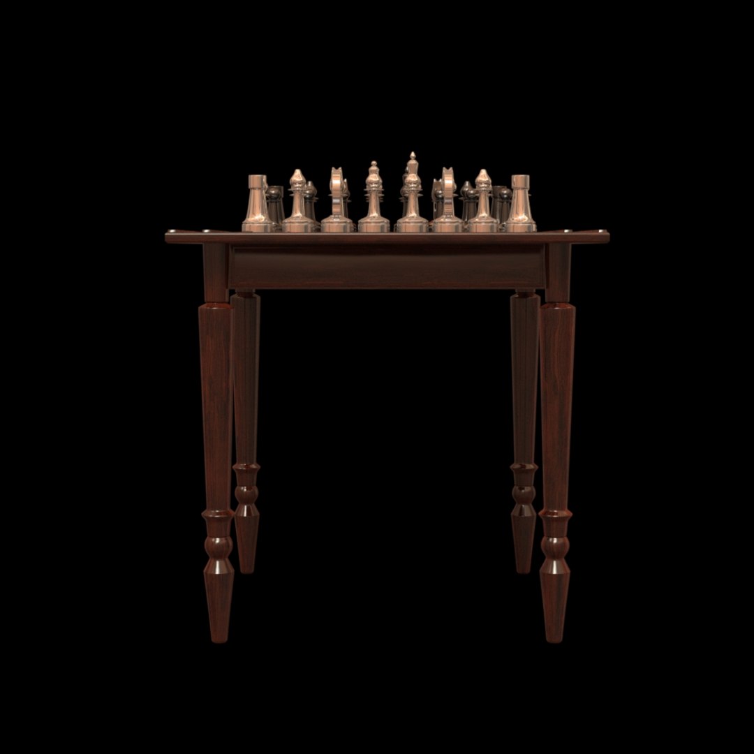 Chess Table 3d Fbx