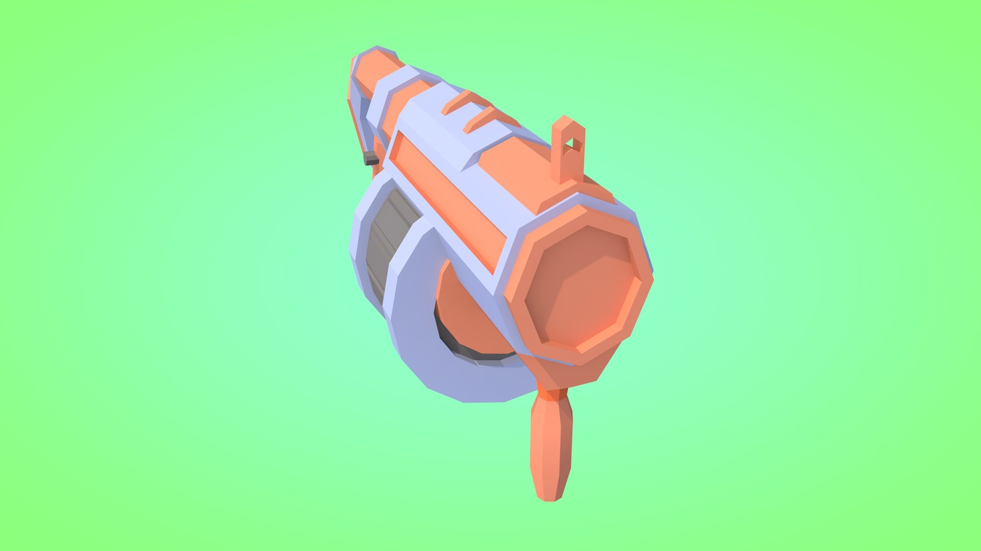 3D Paint Low Poly Weapon - TurboSquid 1792433