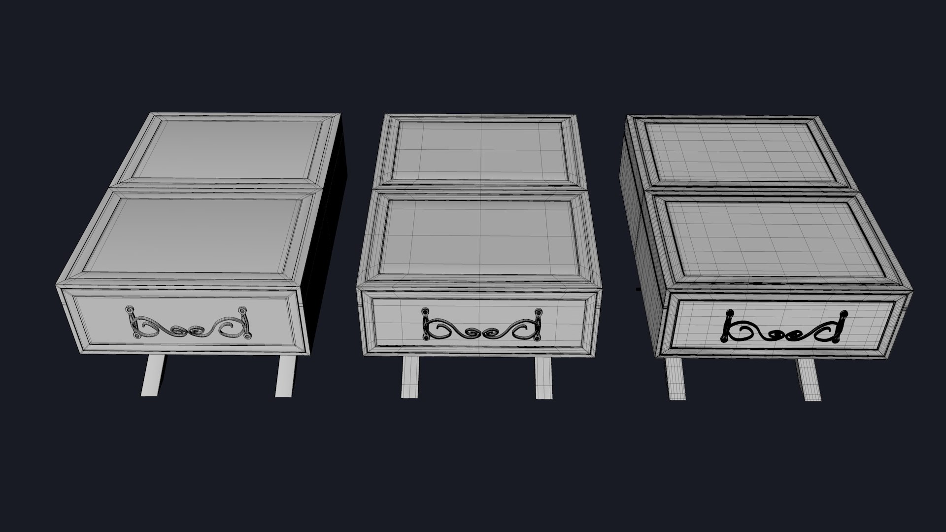 Small Table 3D Model - TurboSquid 1883690