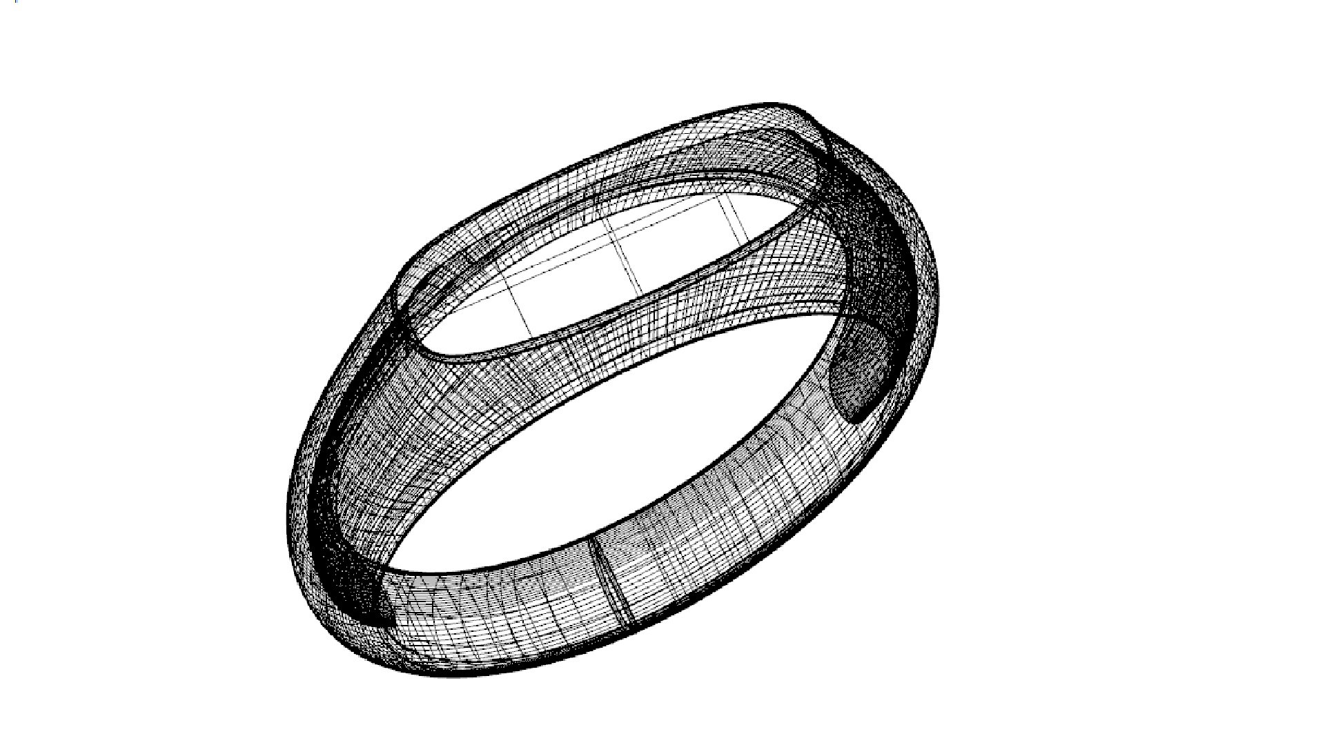 Oval Signet Ring Plain Model - TurboSquid 1939577