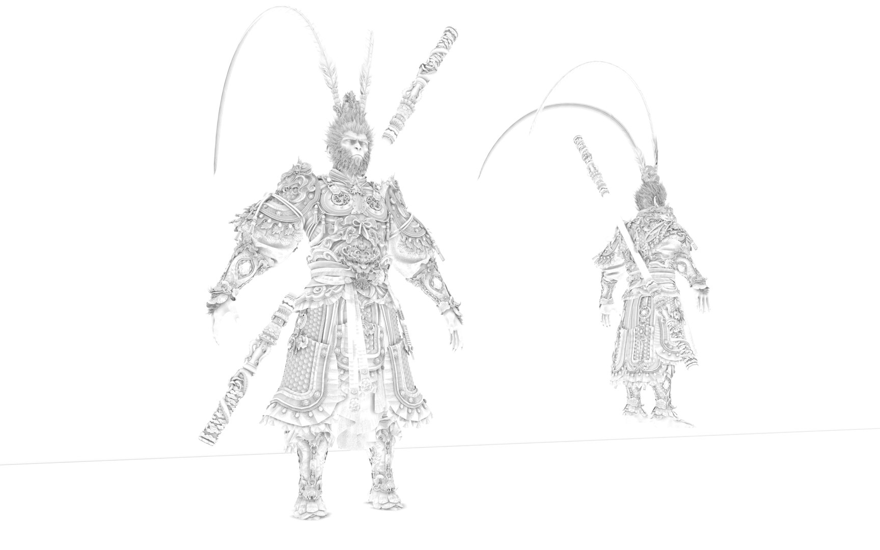 3D Monkey King Wukong Model 3D Model - TurboSquid 2276148