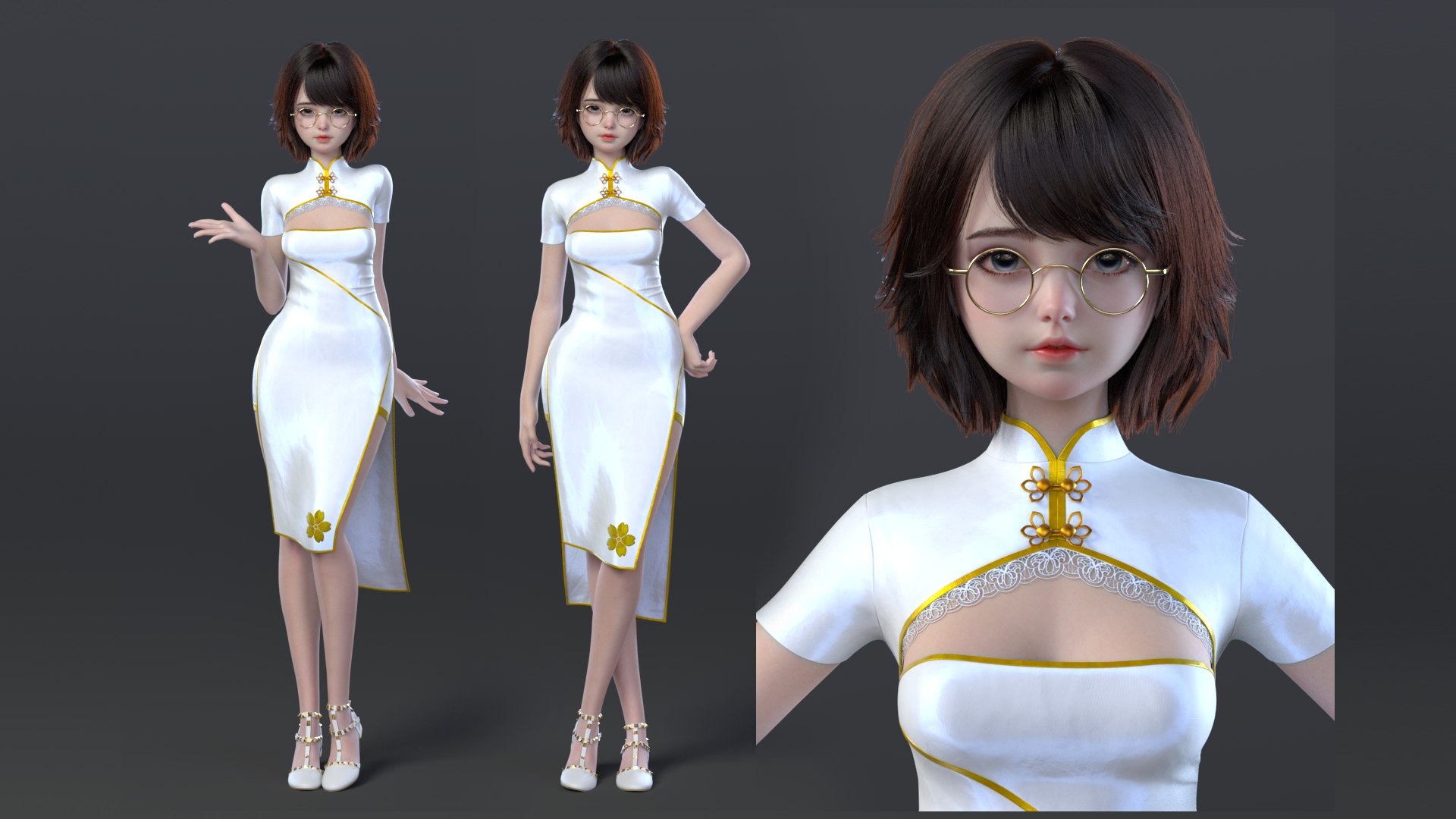 Beautiful And Beautiful Luoli 3D - TurboSquid 2136004